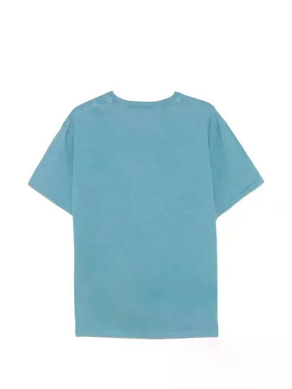 GALLERY DEPT. Paint-splatter Logo-print T-shirt - Blue