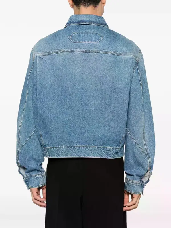 Jacquemus Logo-embroidered Denim Jacket