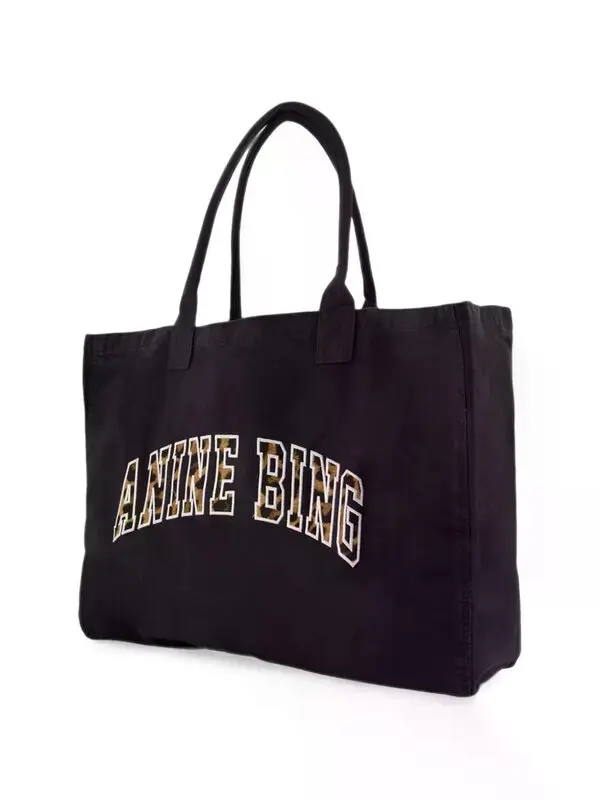 ANINE BING Leo Canvas Tote