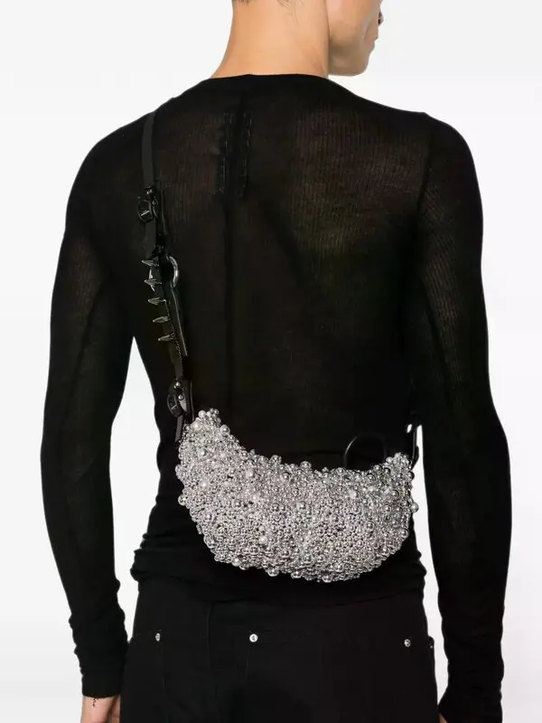INNERRAUM Beaded Spike-detail Shoulder Bag