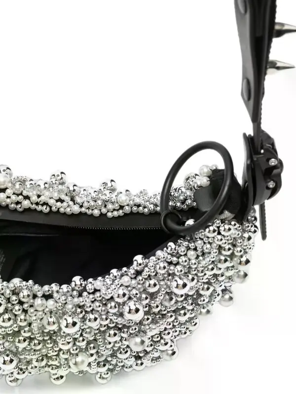 INNERRAUM Beaded Spike-detail Shoulder Bag
