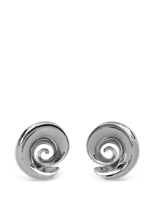 Burberry Tulip Earrings - Silver