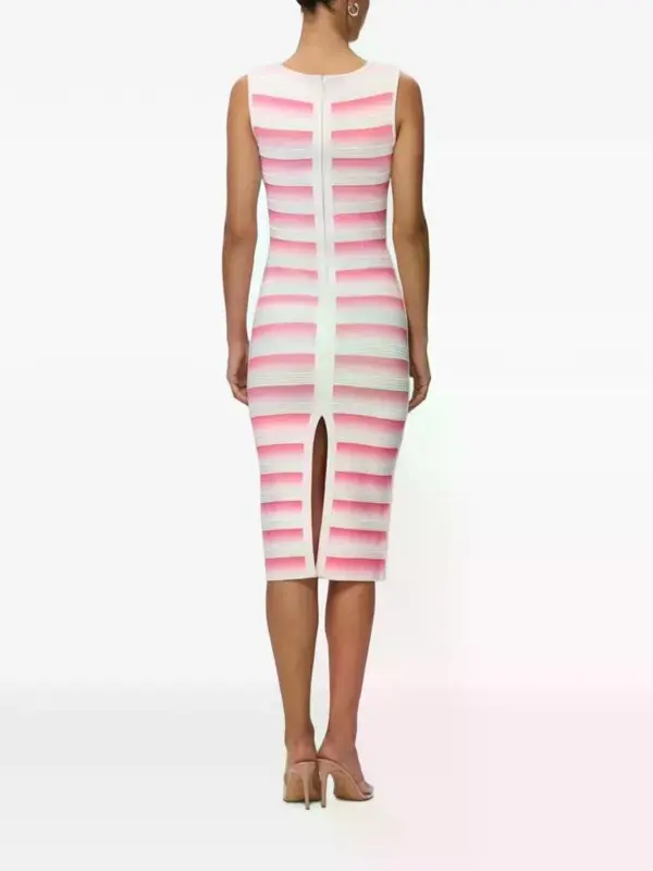 Herve Leger Clea Gradient-effect Midi Dress