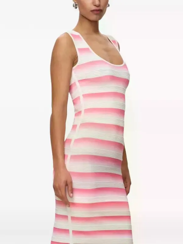 Herve Leger Clea Gradient-effect Midi Dress
