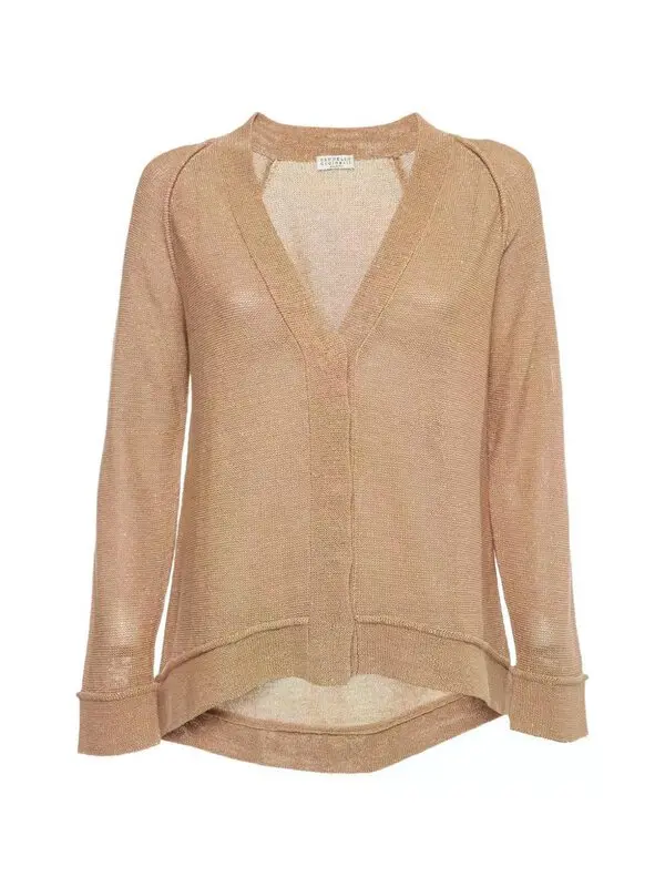 Brunello Cucinelli Button-front Knit Cardigan - Neutrals