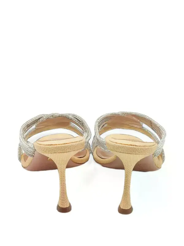 AQUAZZURA Gatsby Crystal-embellished Sandals