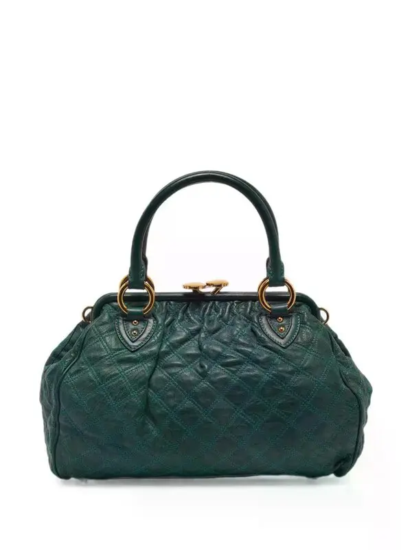 Marc Jacobs Stam Quilted Leather Satchel Tote Bag