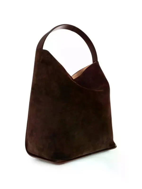 JIL SANDER Suede Shoulder Bag - Brown
