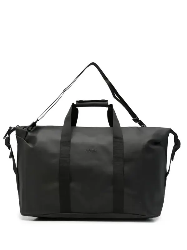 Rains Logo-embossed Weekend Bag - Black