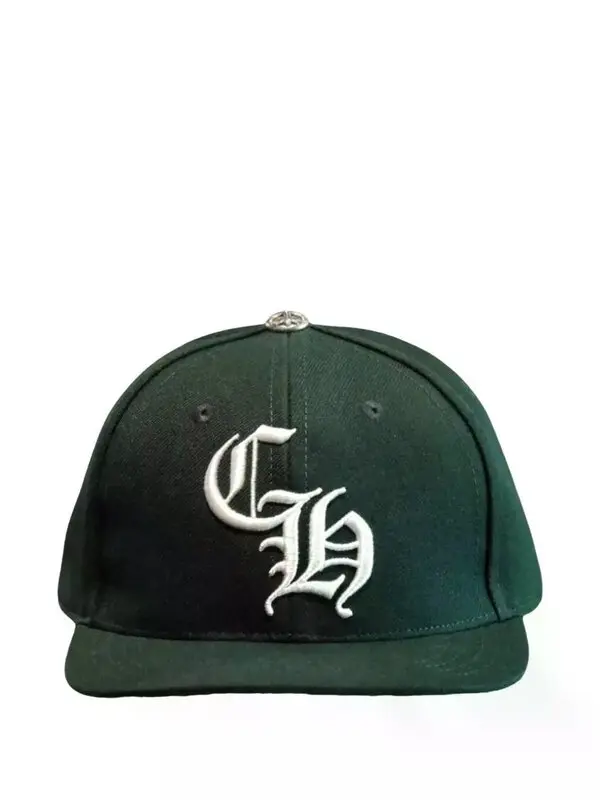 Chrome Hearts Embroidered Logo Baseball Hat - Green
