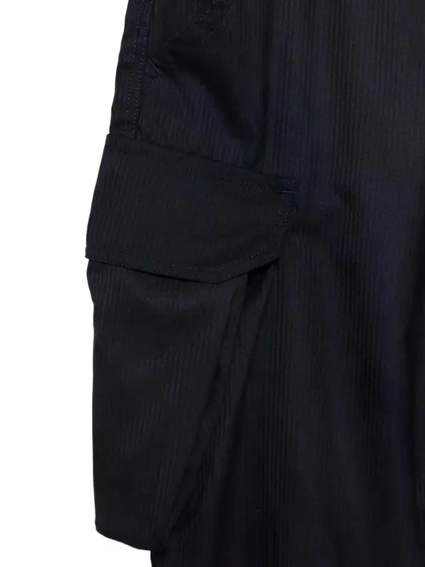 Comme Des Garçons Pinstripe-pattern Cargo Pants