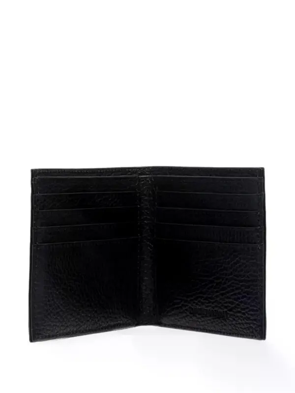 Emporio Armani Logo-embossed Grained Leather Wallet