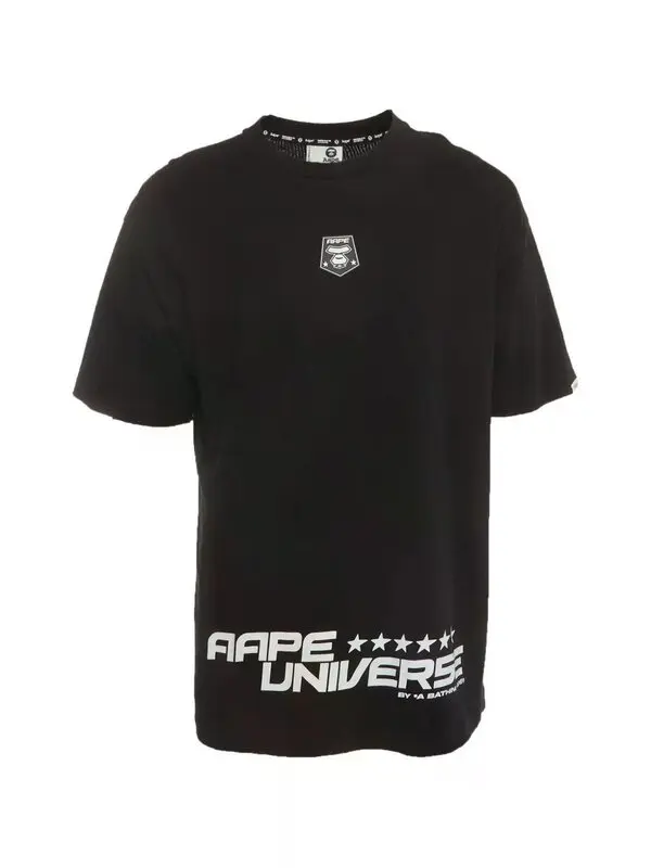 A BATHING APE Aape Graphic-print T-shirt - Black