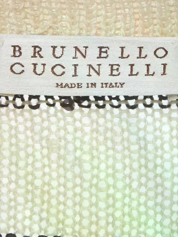 Brunello Cucinelli Sequin Striped Top