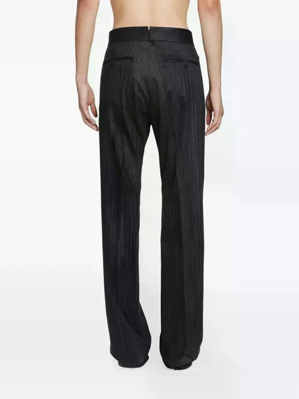 TOM FORD Herringbone-stripe Trousers