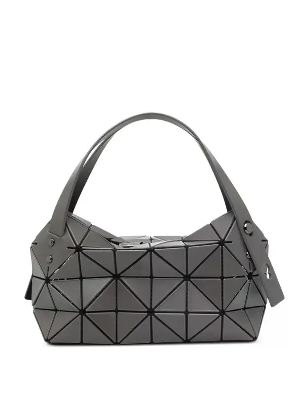 Issey Miyake Geometric Paneled Tote Bag - Grey