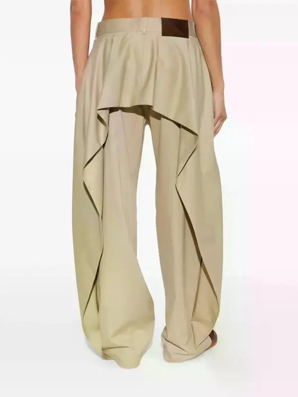 Loewe Draped Wide-leg Trousers