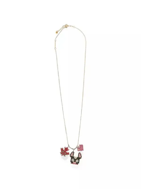 Dsquared2 Gaming Rhinestone Necklace