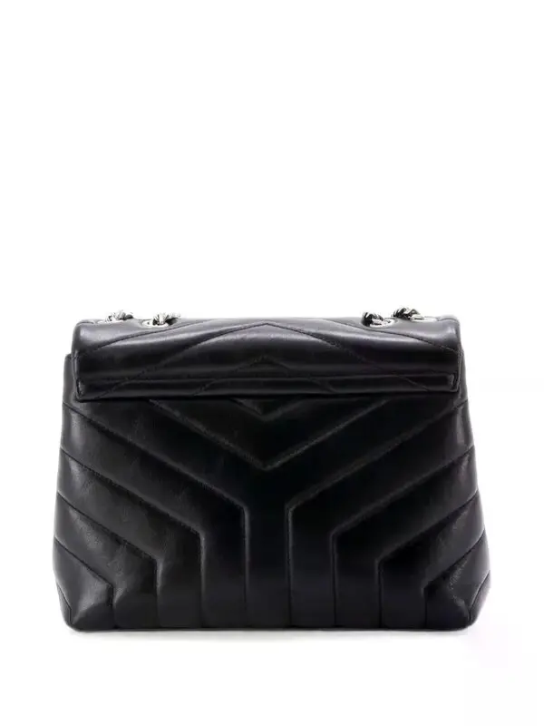Saint Laurent Loulou Matelasse Chevron Leather Small Shoulder Bag