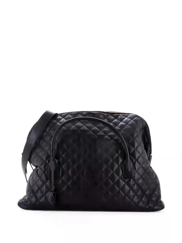 Saint Laurent Es Giant Quilted Leather Travel Bag