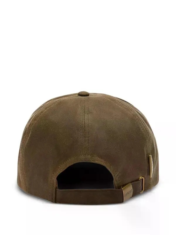 Barbour Cotton Waxed Finish Cap - Brown