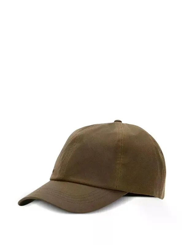 Barbour Cotton Waxed Finish Cap - Brown