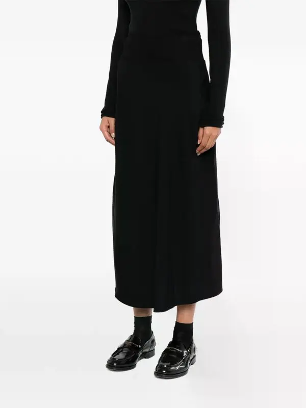 AGNES B. Elasticated-waist Flared Skirt