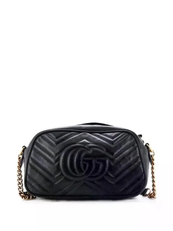 Gucci Matelasse Leather Small Shoulder Bag - Black