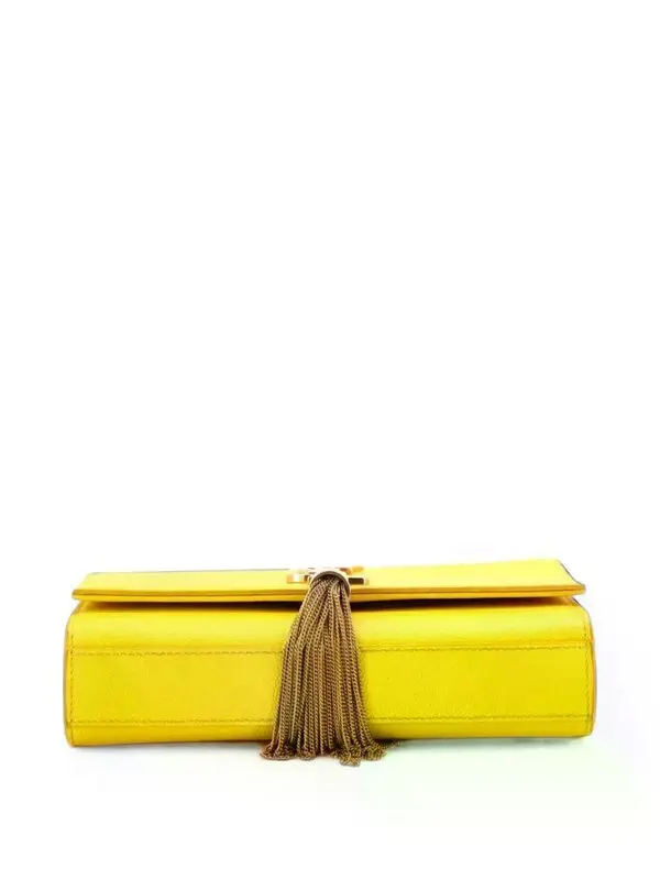 Saint Laurent Classic Monogram Tassel Leather Small Crossbody Bag