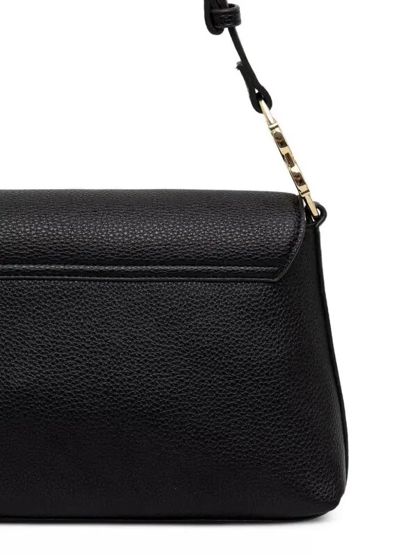 Moschino Logo-plaque Pebbled Tote Bag