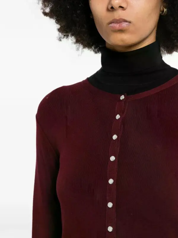 AGNES B. Snapy Cardigan