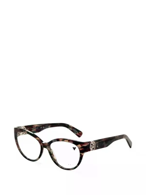 Longchamp Tortoiseshell Cat-eye Glasses