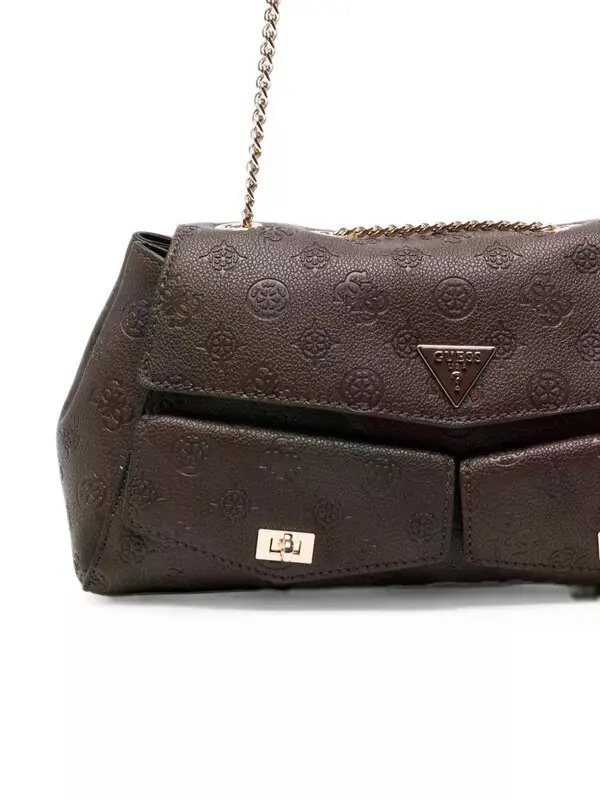 Guess Logo-embossed Chain-strap Shoulder Bag