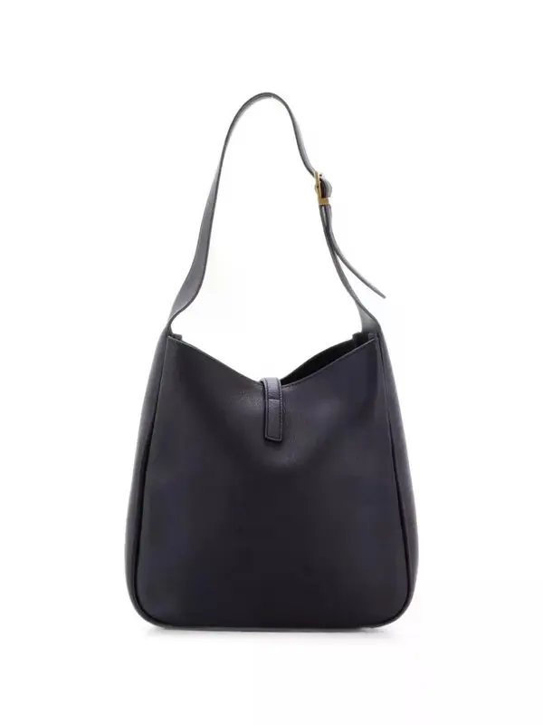 Saint Laurent Le 5 A 7 Supple Leather Small Hobo Bag