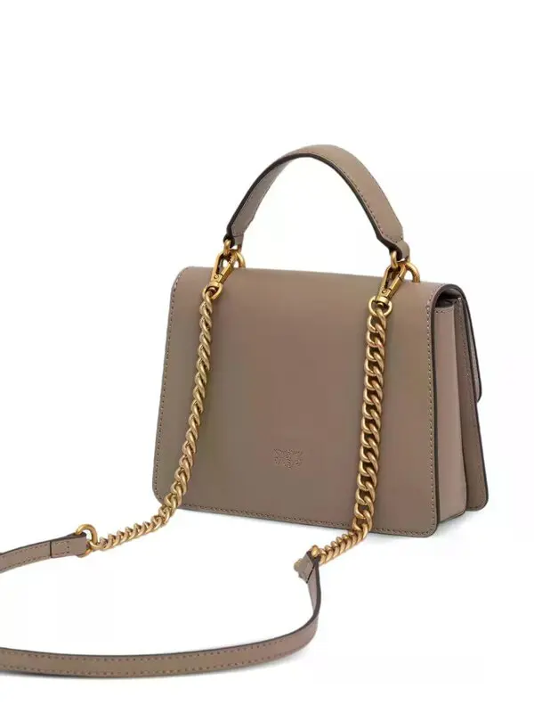 Pinko Mini Love Leather Handbag With Love Birds Plaque