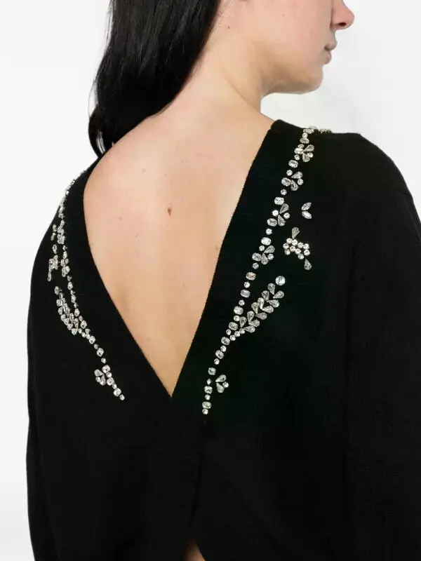 CIRCUS HOTEL Low-cut Back Sweater