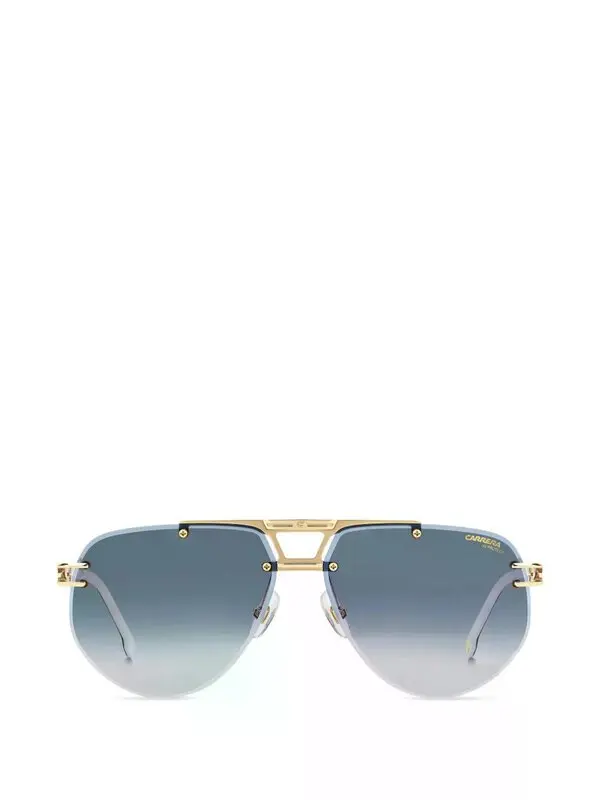 Carrera Eyewear Rimless Pilot Sunglasses - Gold