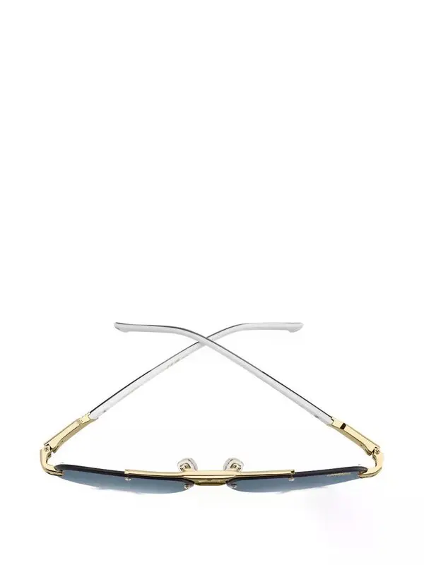 Carrera Eyewear Rimless Pilot Sunglasses