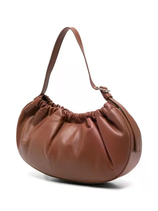 A.p.c. Ruched Shoulder Bag - Brown