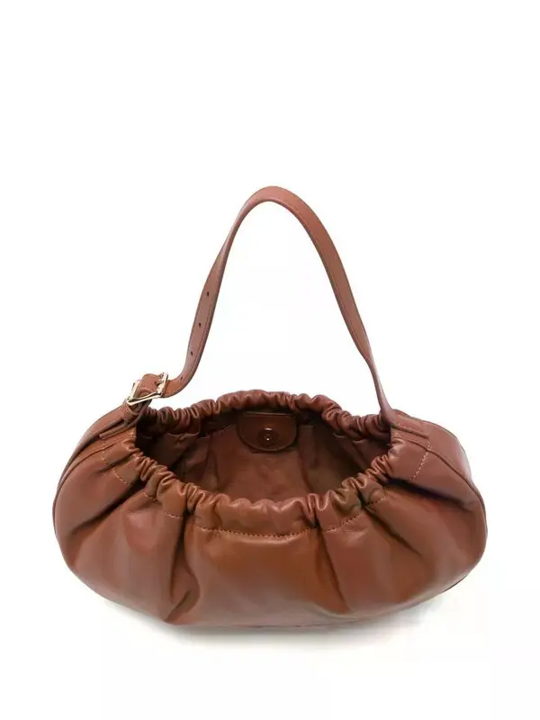 A.p.c. Ruched Shoulder Bag - Brown