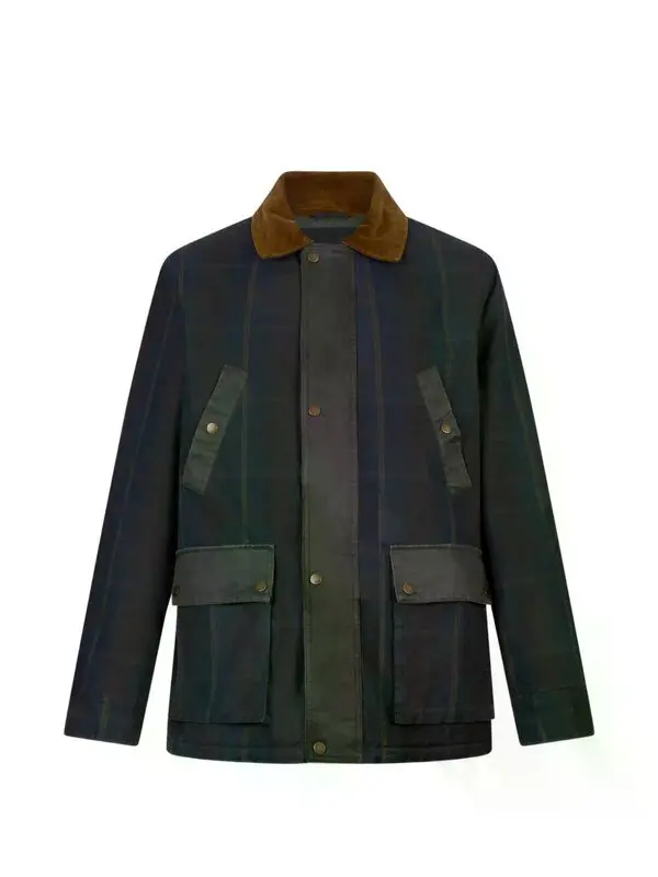 Liu Jo Check Corduroy-collar Jacket