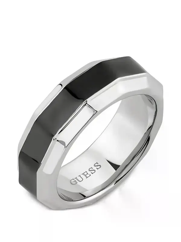 Guess Hexagon Hexagonal-shape Ring