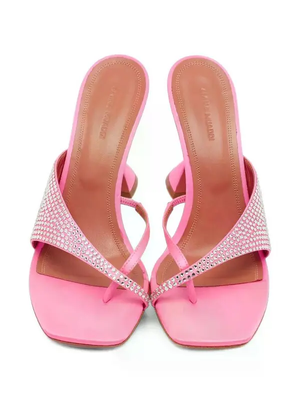 Amina Muaddi Shiona Crystal-embellished Sandals