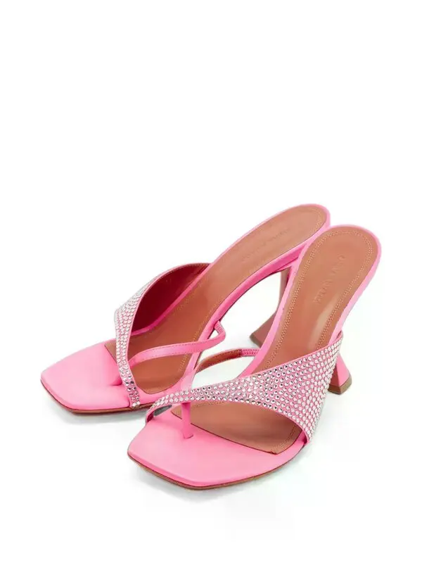 Amina Muaddi Shiona Crystal-embellished Sandals
