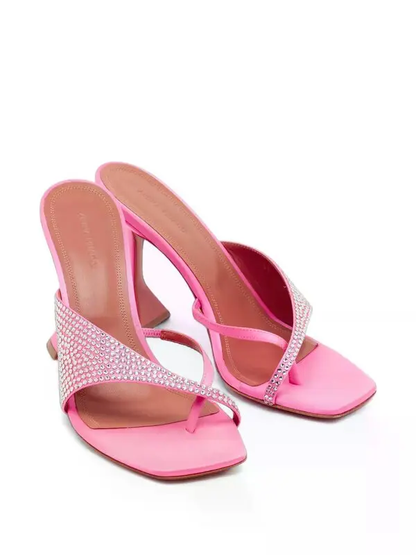 Amina Muaddi Shiona Crystal-embellished Sandals