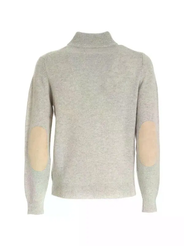 Barbour Button-up Elbow-patch Sweater