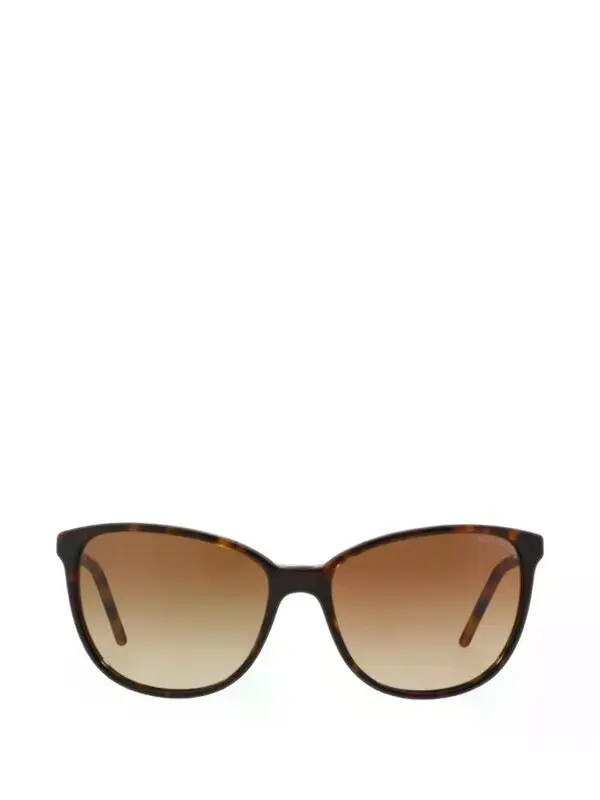 Burberry Tortoiseshell-effect Geometric-frame Sunglasses