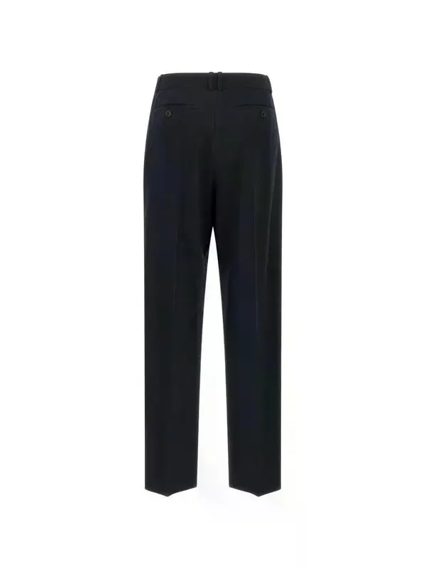 THE ROW Mune Pleated Wool Trousers