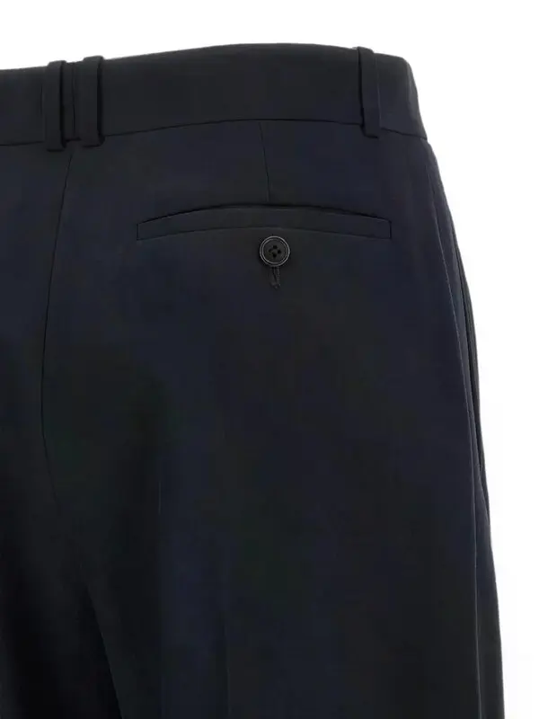 THE ROW Mune Pleated Wool Trousers