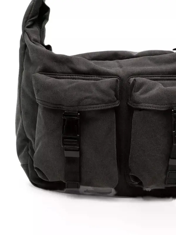 JUUN.J Buckle-fastening Multi-pocket Shoulder Bag